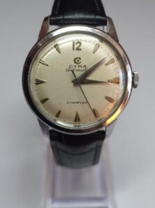 1950s Cyma bumper automatic wristwatch - Set Back In Time