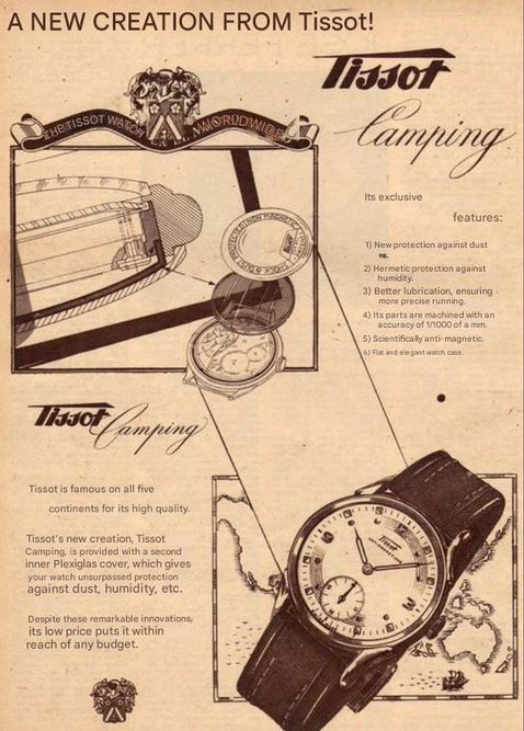 Tissot Visodate Camping wristwatch, 1957 - Set Back In Time