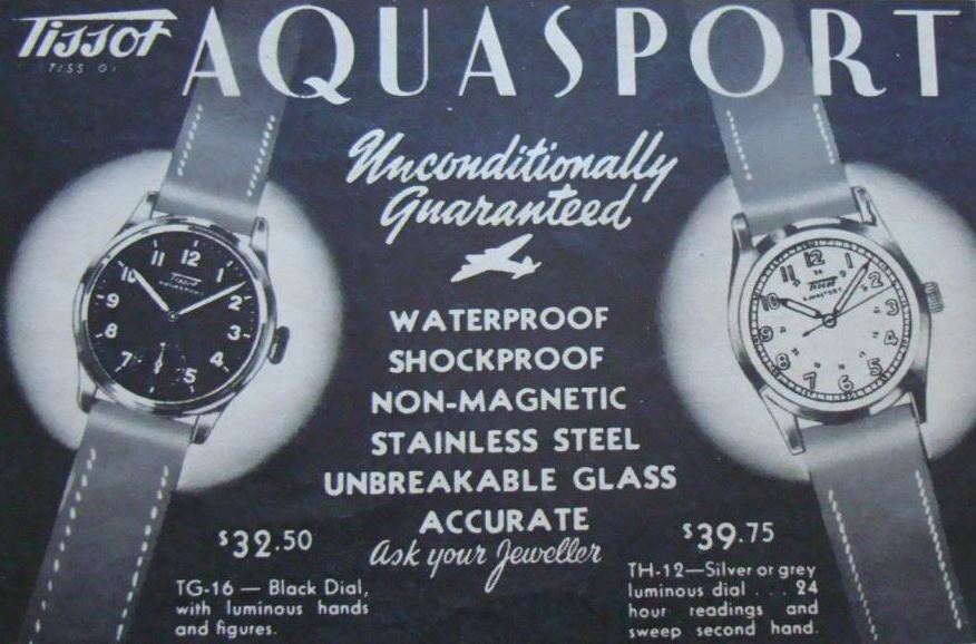 Tissot, vintage models - Set Back In Time