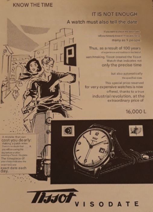 Tissot, vintage models - Set Back In Time